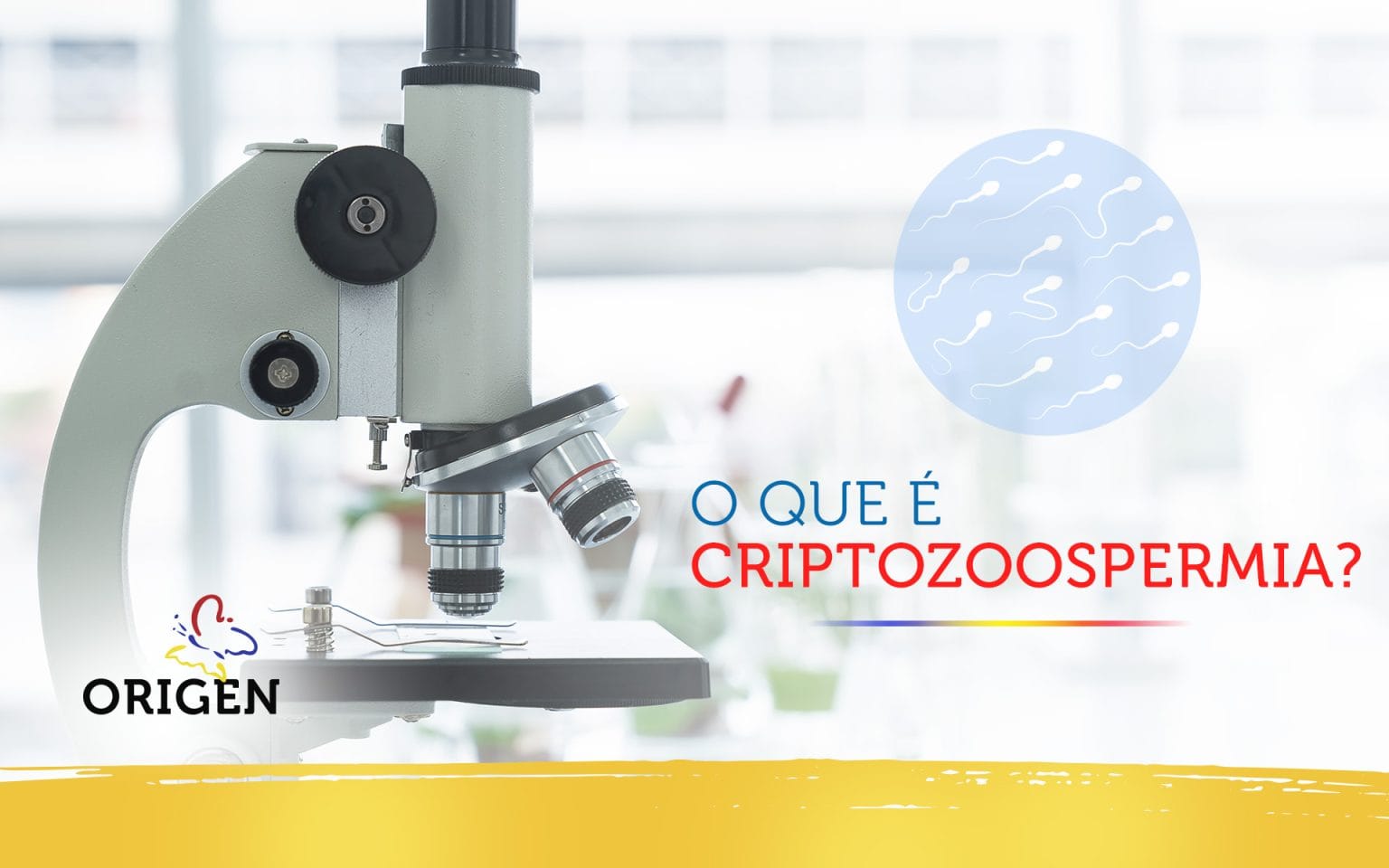 O que é criptozoospermia? » Clínica Origen | Fertilização in Vitro